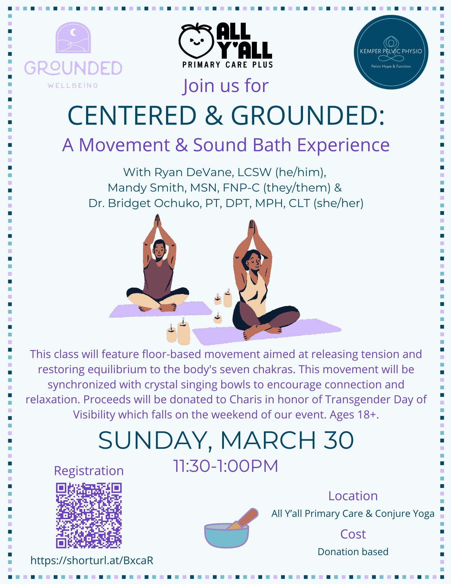 Join Us for Centered and Grounded - Kemper Pelvic Physio